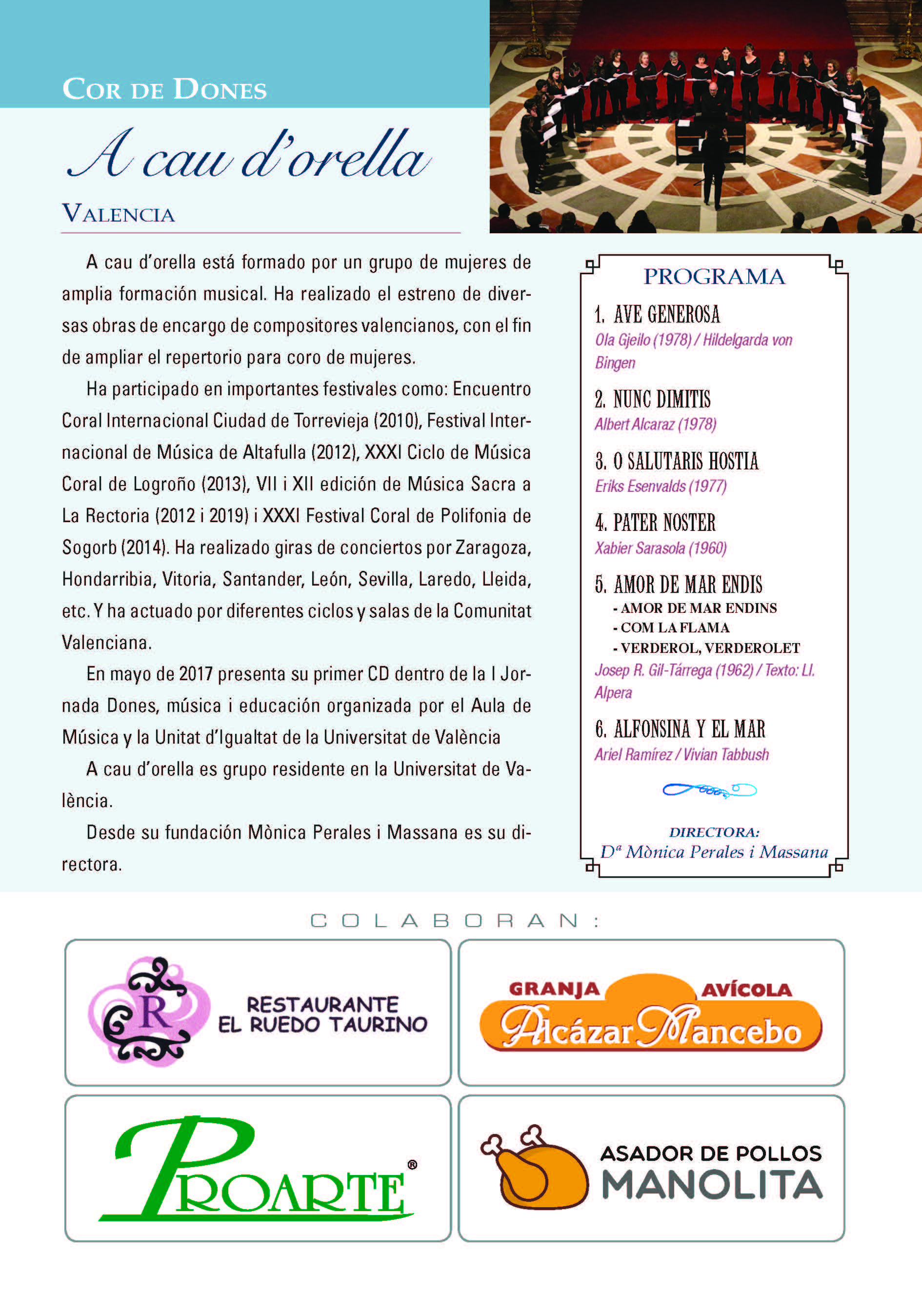 Coralea.com » XIV Festival Nacional de Voces Iguales de Villarrobledo